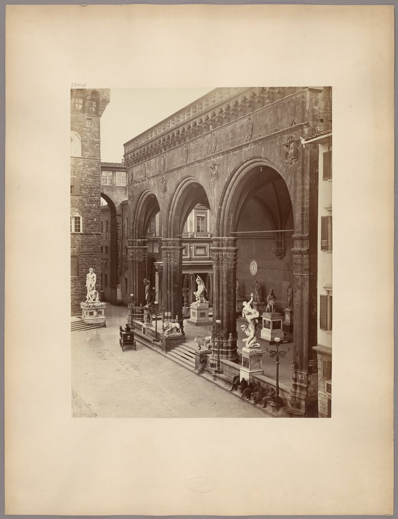 Florenz: Loggia dei Lanzi - Digitale Sammlung