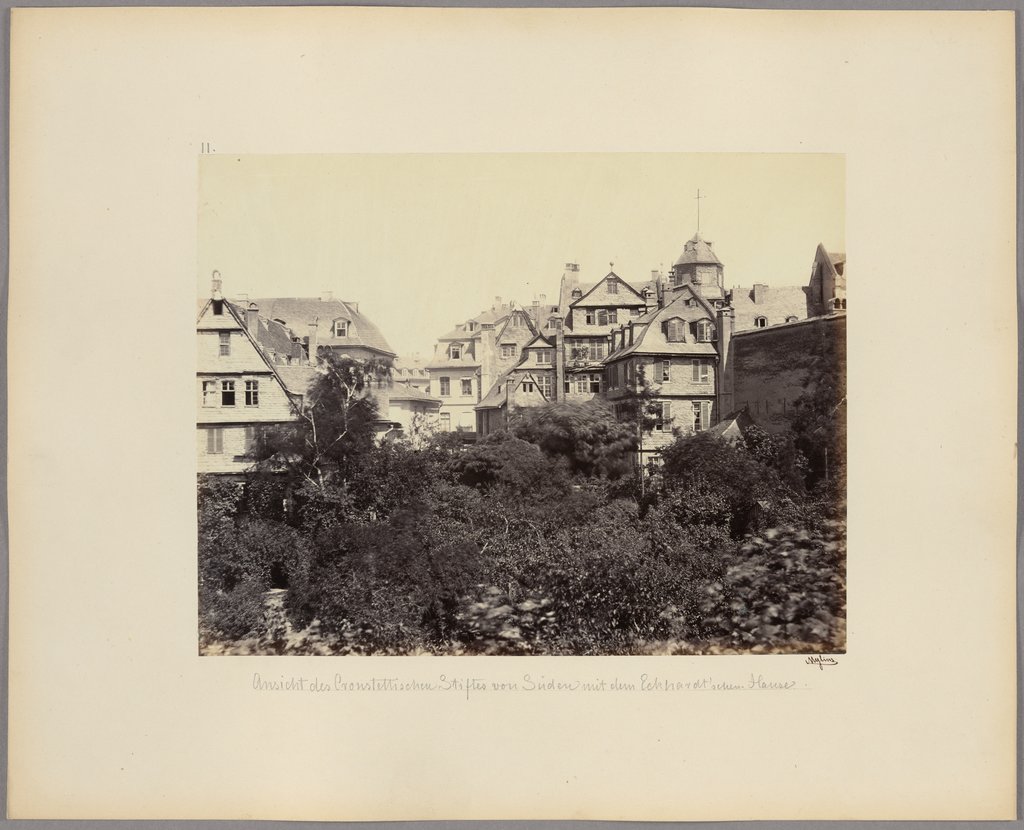Frankfurt am Main: The Emperorʼs Stairs at Cronstettisches Stift ...
