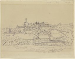 View of Eppstein with castle - Digital Collection