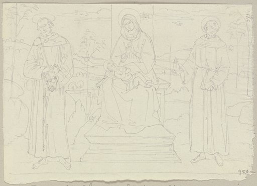 Der Heilige Augustinus sitzend und in ein Buch schreibend - Digitale Sammlung