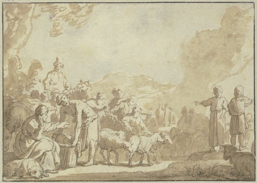 Der Auszug Abrahams und Lots aus Haran - Digitale Sammlung