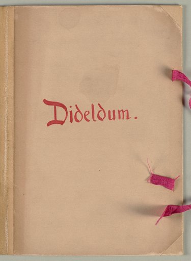 Bilderhandschrift zu „Dideldum!“ - Digitale Sammlung