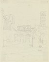 Die Maxentiusbasilika, der Campanile von S. Francesca Romana und das ...