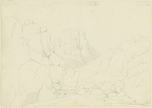Eingang in das Tal der Könige - Digitale Sammlung