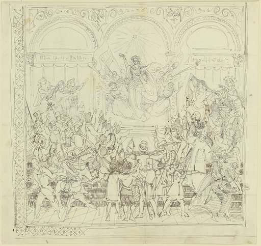 Germania bringt dem deutschen Volk die Freiheit (Entwurf zu einem ...