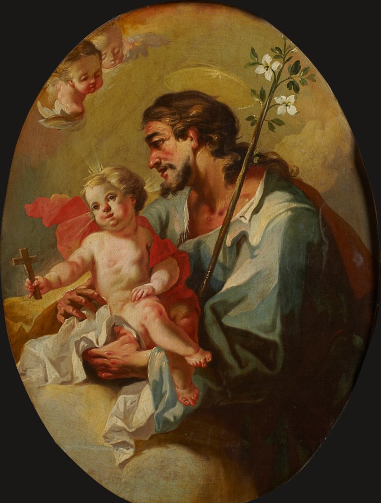 Heiliger Joseph mit dem Christkind - Digitale Sammlung