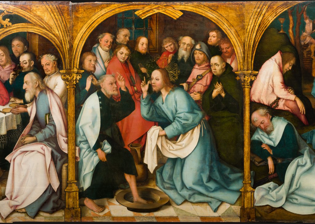 Predella of the High Altarpiece of the Dominican Church in Frankfurt ...