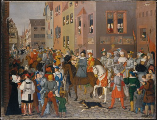 The Entry of King Rudolf of Habsburg into Basel in 1273 - Digital ...