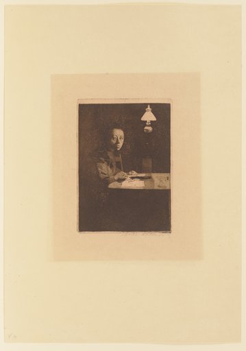 Self-Portrait at the Table - Digital Collection