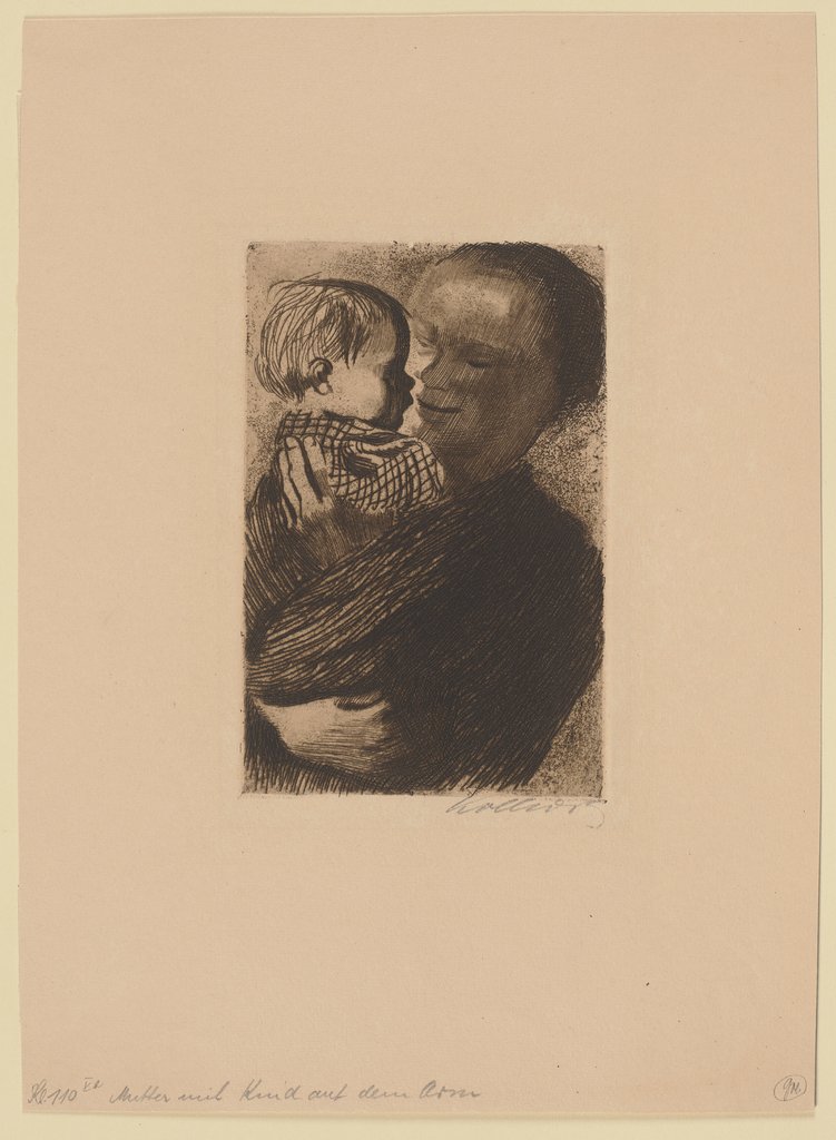 Mutter mit Kind auf dem Arm - Digitale Sammlung