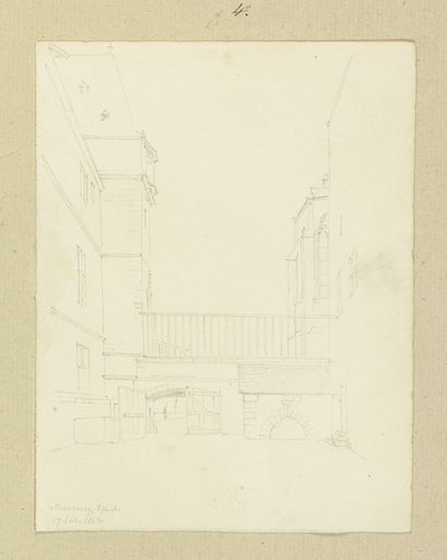 Partie des Marburger Schlosses - Digitale Sammlung