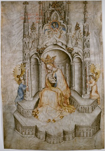 Thronende Madonna mit Engeln - Digitale Sammlung