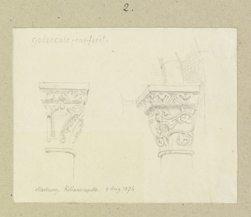 Kapitelle in der Marburger Kilianskapelle - Digital Collection