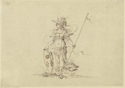 Athena with lance and shield - Digital Collection