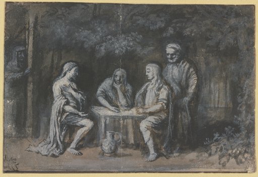 Abraham entertaining the Angels - Digital Collection