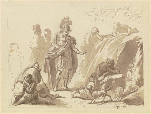 Alexander weeping for Darius - Digital Collection