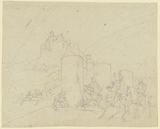 Belagerung einer Burg - Digitale Sammlung