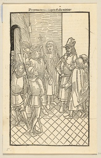 Zyzymus rex: ad Regem Gallie mittitur - Digitale Sammlung