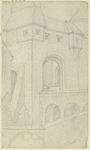 Barbican with bridge - Digital Collection