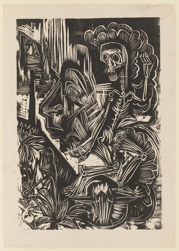 Self-Portrait with Dancing Death - Digital Collection